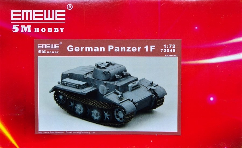1/72 German Panzer 1F - 1/72 AFV Kits