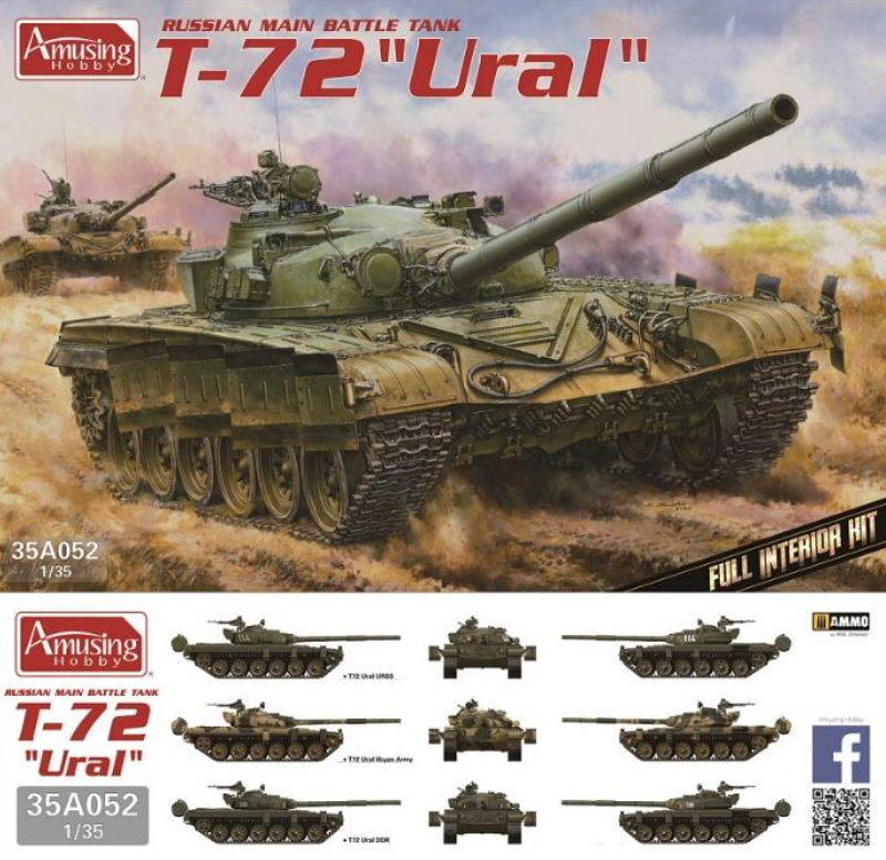 1/35 Soviet T-72 Ural with full interior - Military scale models 1/35