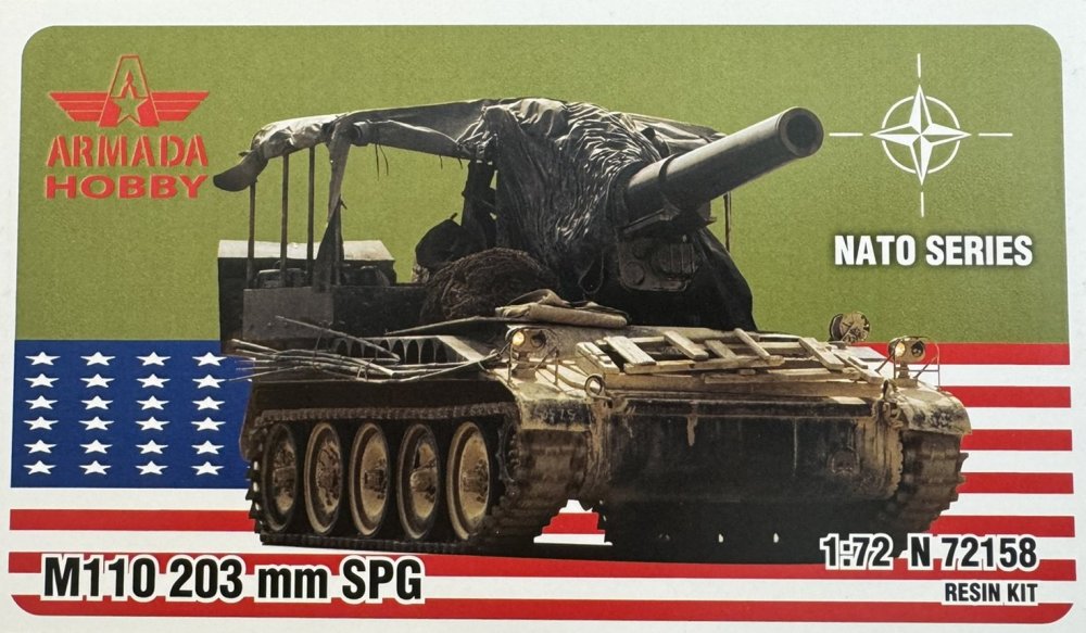 1/72 M110 203mm SPG - 1/72 AFV Kits