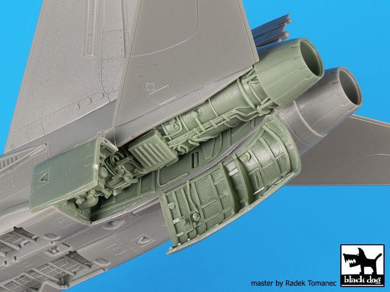1/72 McDonnell-Douglas F/A-18 Hornet engine - 1/72 aircraft upgrade set