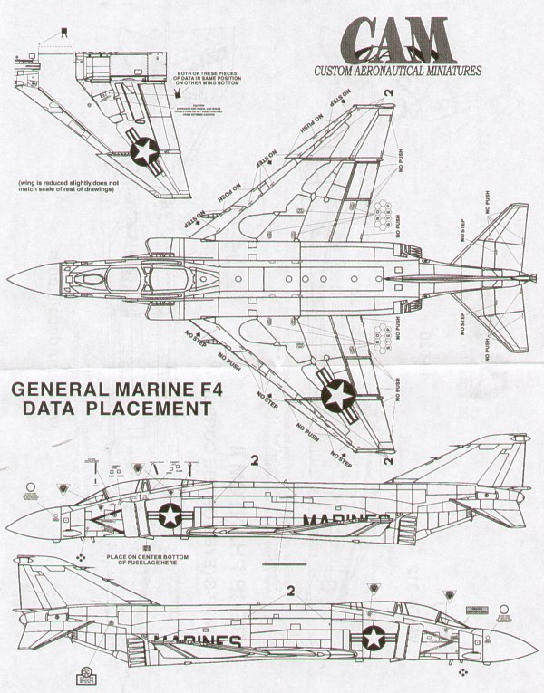 1/48 RF-4B Phantom/F-4J Phantom VMFP-3, VMFA-312 - 1/48 Aircraft Mask ...