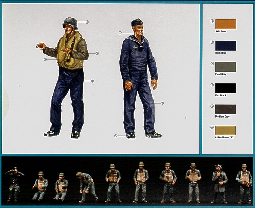 1/35 S-100 Schnellboot Torpedo Boat Crew (for Italeri) - 1/35 Figure ...