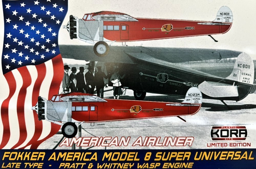 1/72 Fokker America Model 8 Super Universal Late - 1/72 aircraft ...