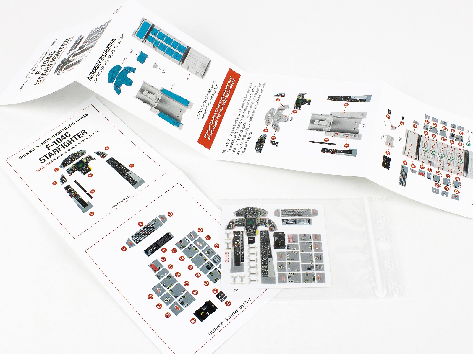 1/32 Lockheed F-104C Starfighter - 1/32 aircraft upgrade set