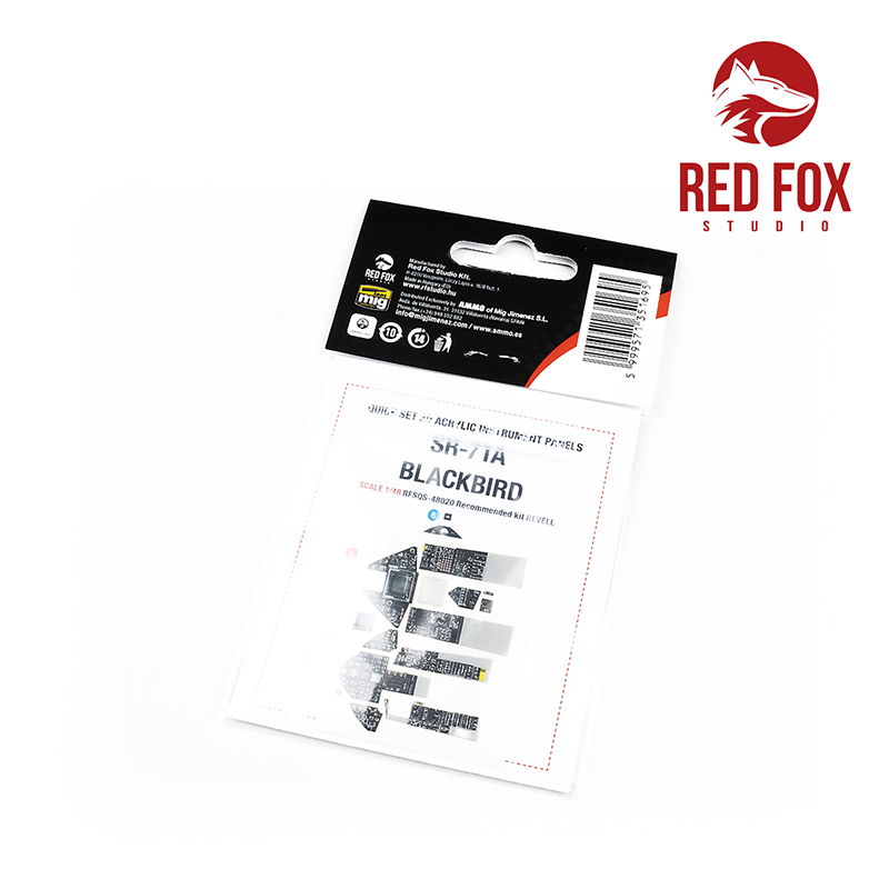 1/48 Lockheed SR-71 Blackbird Instrument Panel - 1/48 aircraft upgrade set