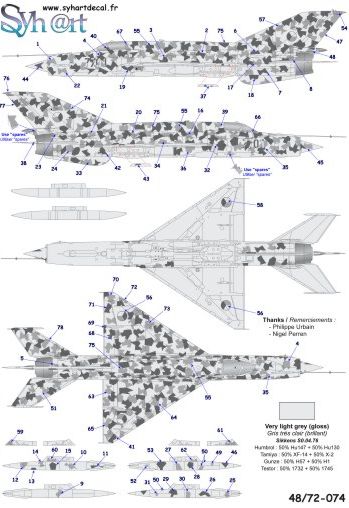 1/72 Scale Mikoyan MiG-21MF 7701 Czech "Splinter Camouflage" - 1/72 ...