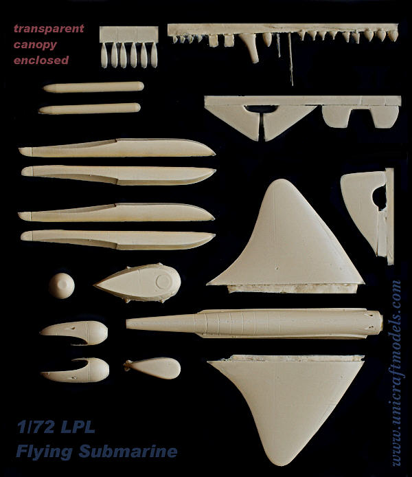 1/72 Ushakov LPL Russian WWII flying submarine project - 1/72 aircraft ...