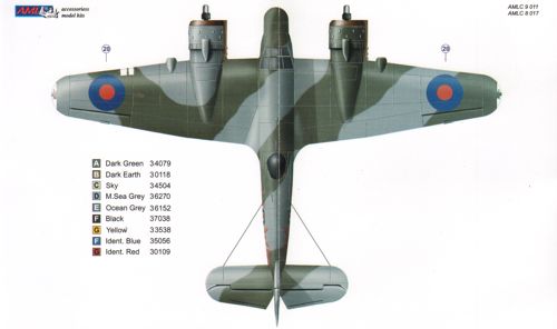 1/48 Bristol Beaufighter Mk.VIF V8656/G with AI. Mk.VIII radar - 1/48 ...