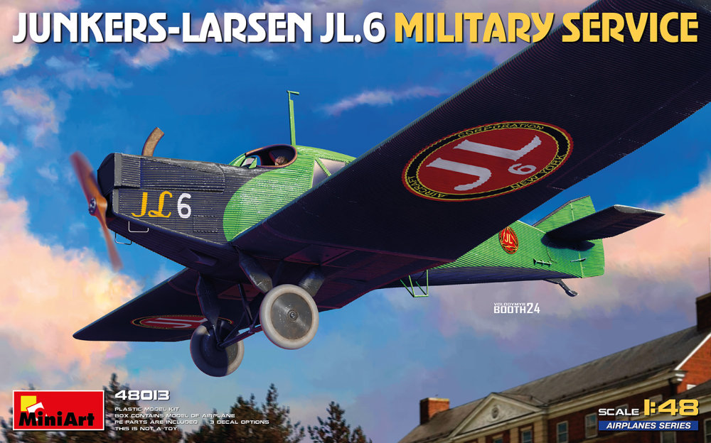 1/48 Junkers-Larsen JL.6. Military Service - Maquettes avions 1/48