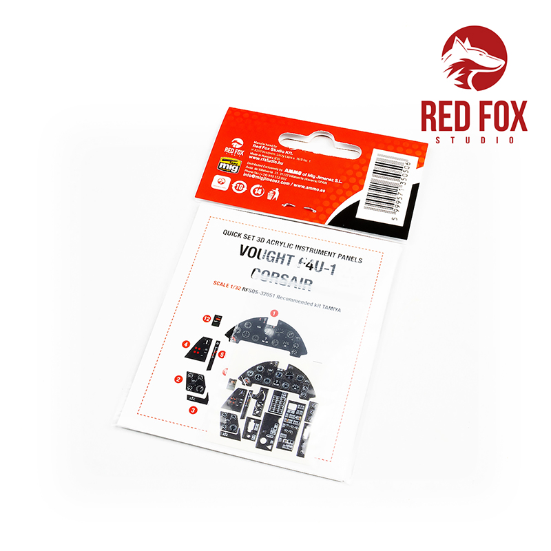 1/32 Vought F4U-1 Corsair Instrument Panel - Sets de détaillage avions 1/32