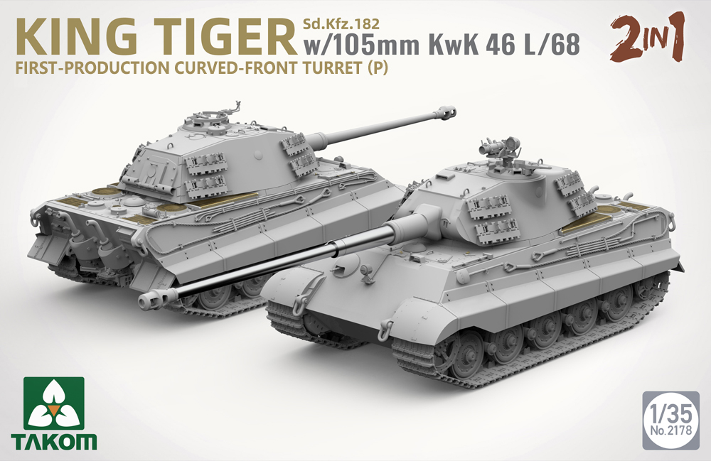 1/35 German Heavy Tank Sd.Kfz.182 King Tiger P - Maquettes véhicules ...