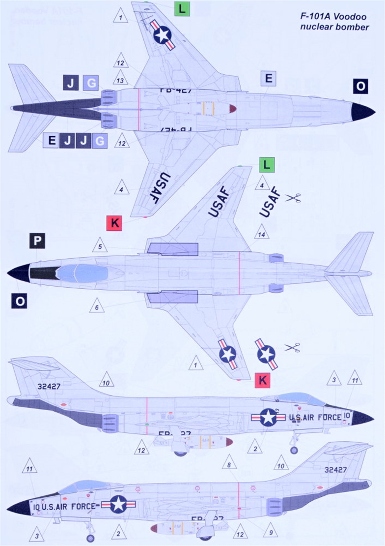 1/72 F-101A Voodoo - Maquettes avions plastique et résine au 1/72
