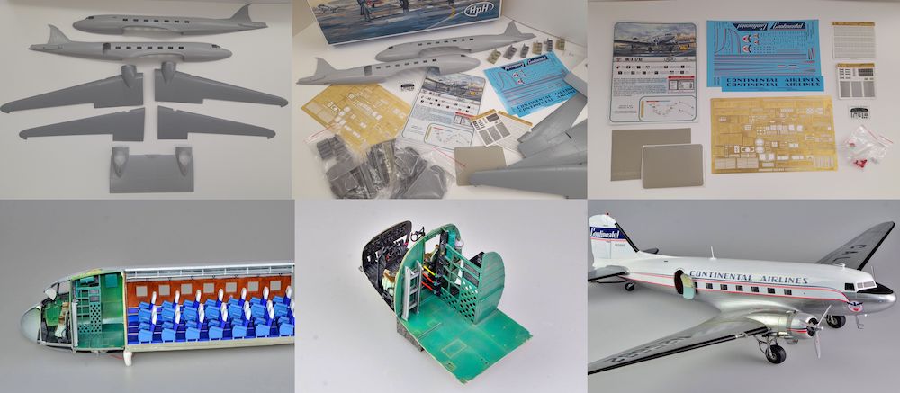 1/32 Douglas DC-3 Dakota with highly detailed interior - HPH Models ...
